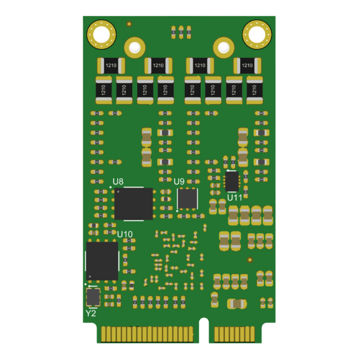 Full-Mini Card Form Factor F2 mPCIe MIL-STD-1553 Board | Electra IC